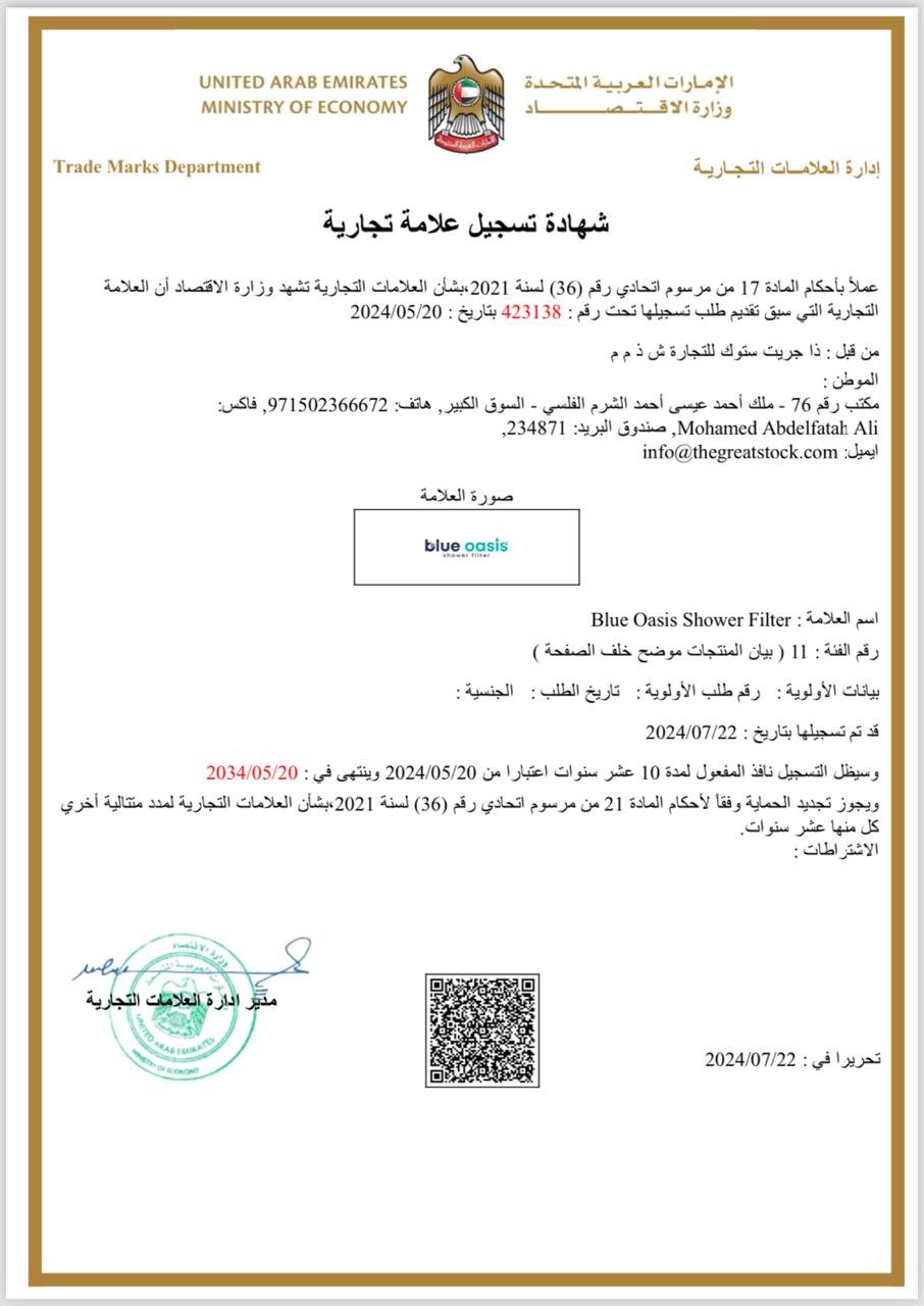 Trademark Brand | Blue Oasis